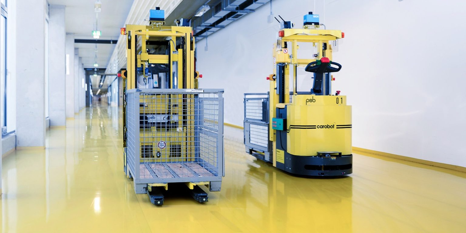 Automated Guided Vehicle system - psb intralogistics