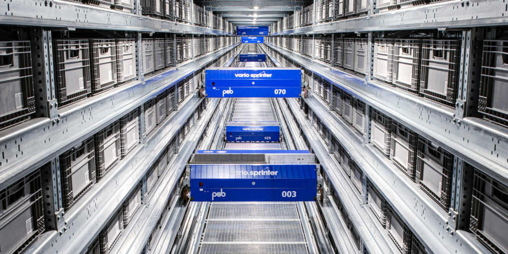 Multi Access Warehouse: highly dynamic shuttle warehouse system