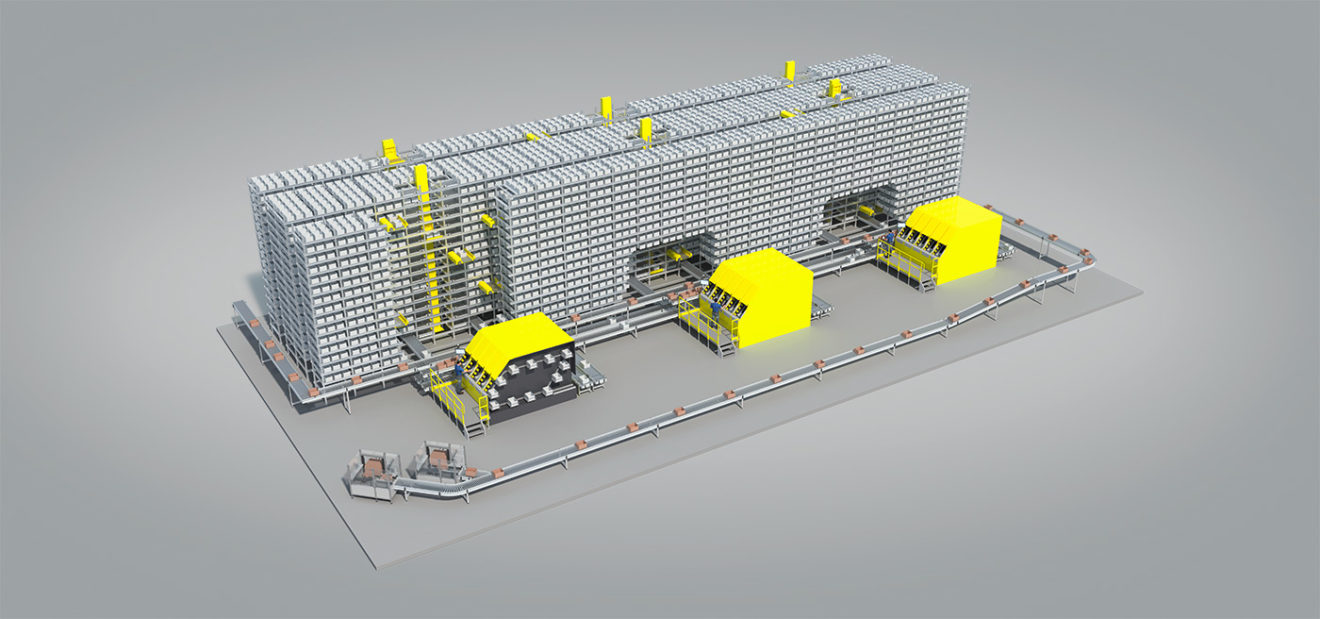 Shuttle systems from psb intralogistics: Multi Access Warehouse